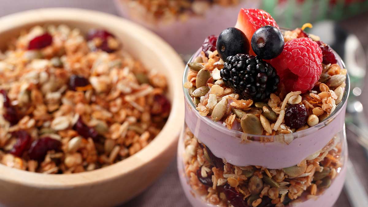 Recipe: Sprouted Lentil Granola Parfait - Farm & Food Care Saskatchewan